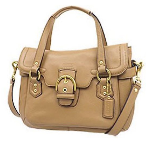 Coach | Bags | Coach Tan Leather Satchel | Poshmark